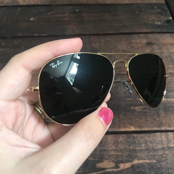 Ray-Ban | Accessories | Rayban Classic Aviators Gold Frame | Poshmark